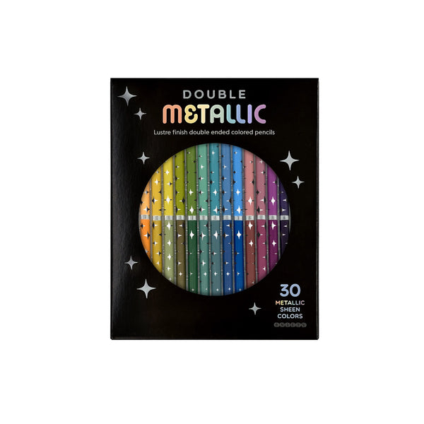 Double Metallic Dual Ended Colored Pencils - The Store at Mia ...